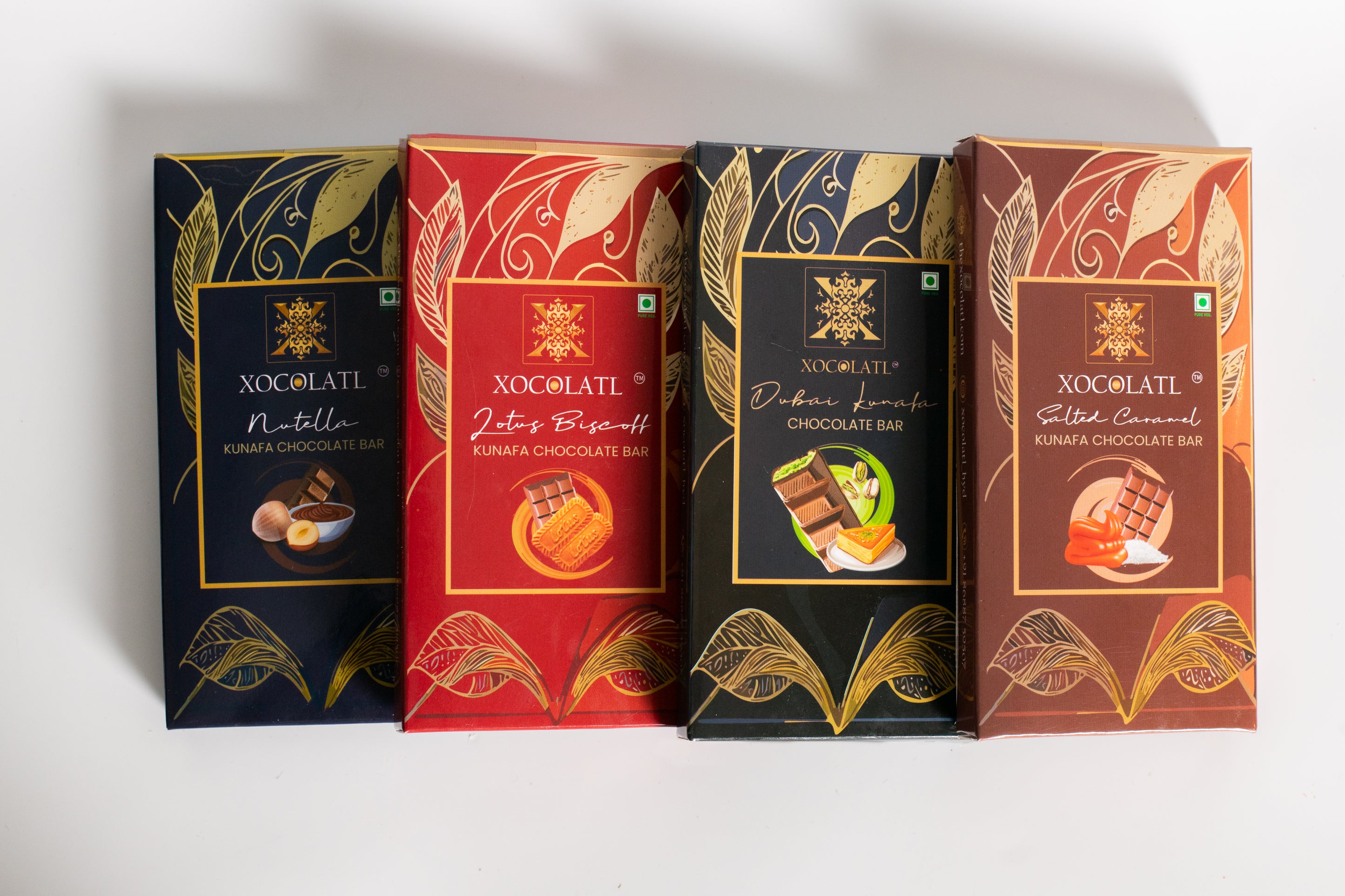The Viral Kunafa Pack (Pack of 4 Flavours) – The Xocolatl